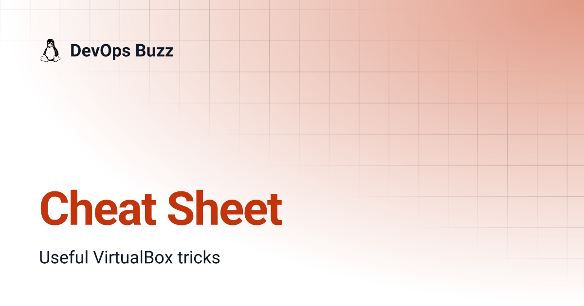 Cheat Sheet | DevOps Buzz